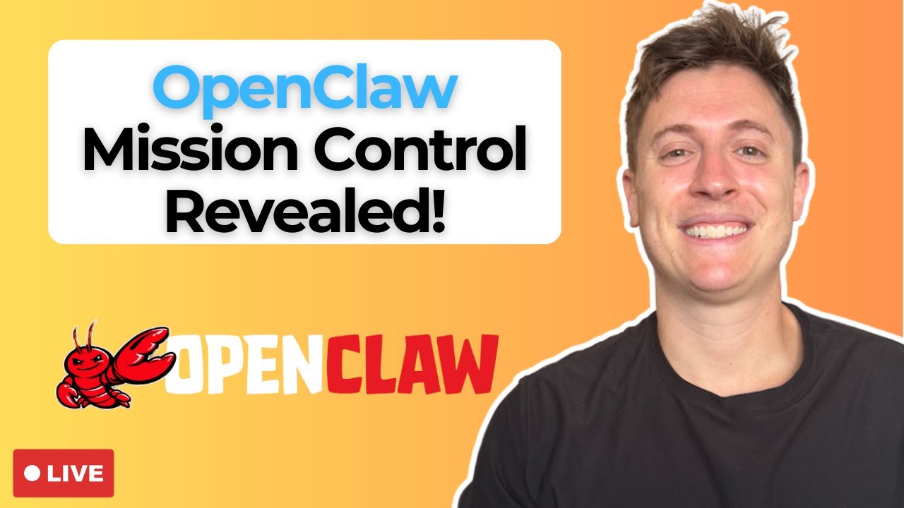 LIVE: The ULTIMATE OpenClaw Mission Control revealed! - YouTube