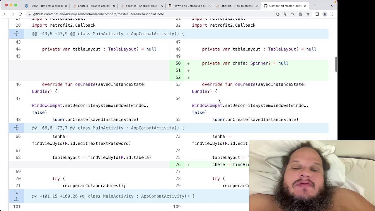 Programando DEITADO - app ANDROID NATIVO em KOTLIN - AO VIVO - LIVE CODING - YouTube