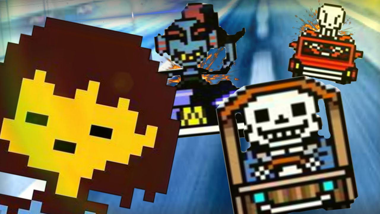 UNDERTALE X MARIO KART | UnderRacer #1 (Undertale fangame) - YouTube