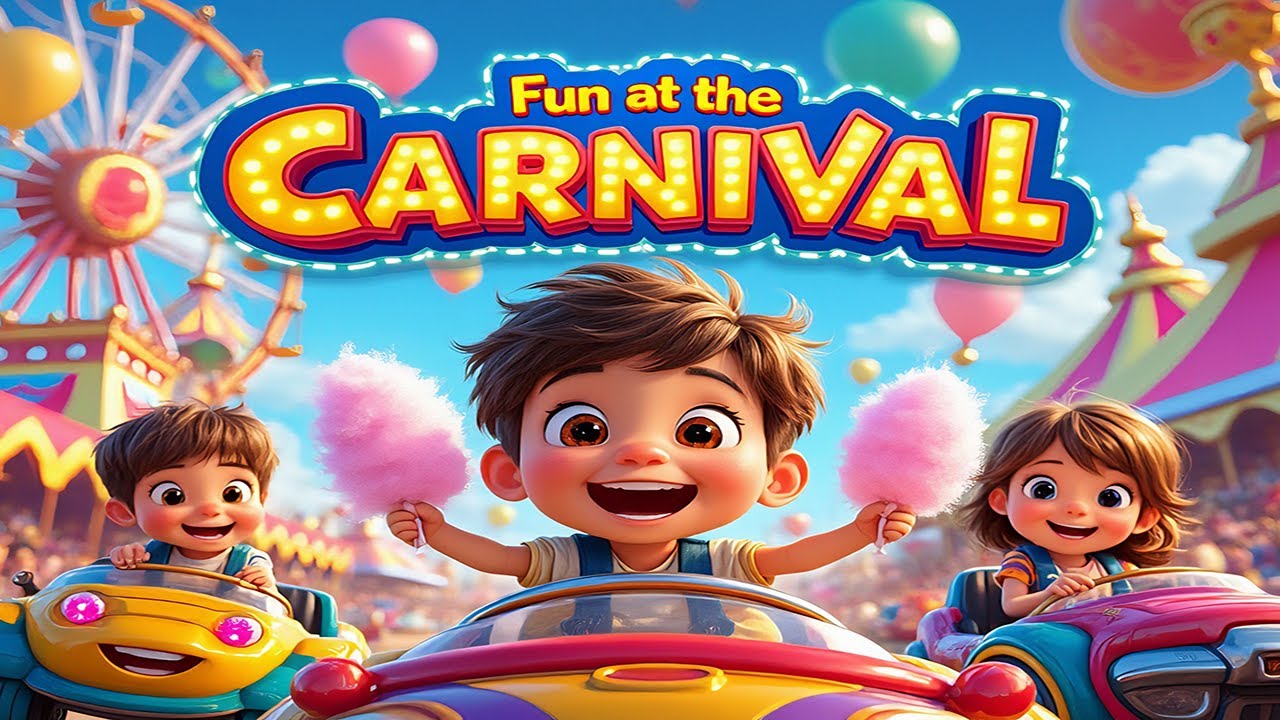 Fun at the Carnival | Amusement Park Song for Kids | Sing and Play All ...