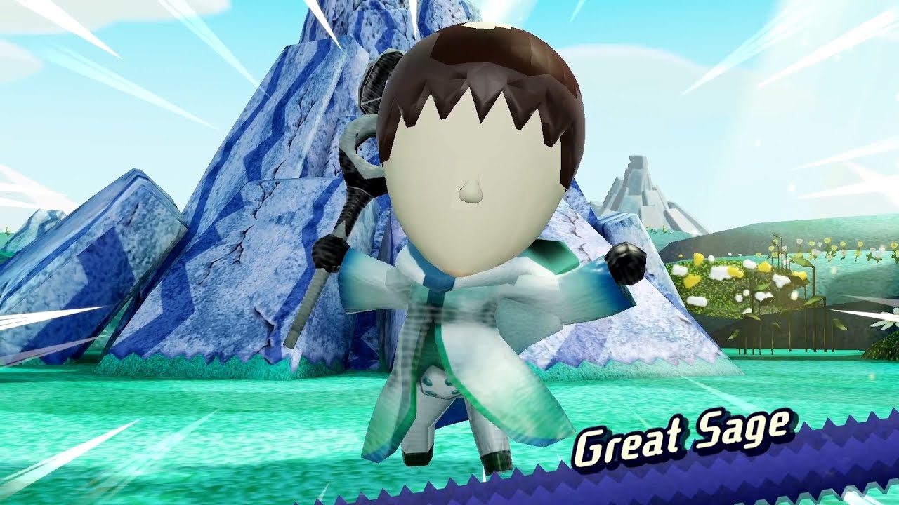 Miitopia Custom Enemy Test #2 - Faceless Great Sage - YouTube