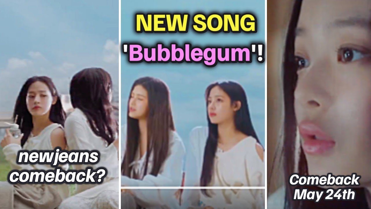NewJeans teases New Song 'BubbleGum' in Essential shampoo Commercial ...