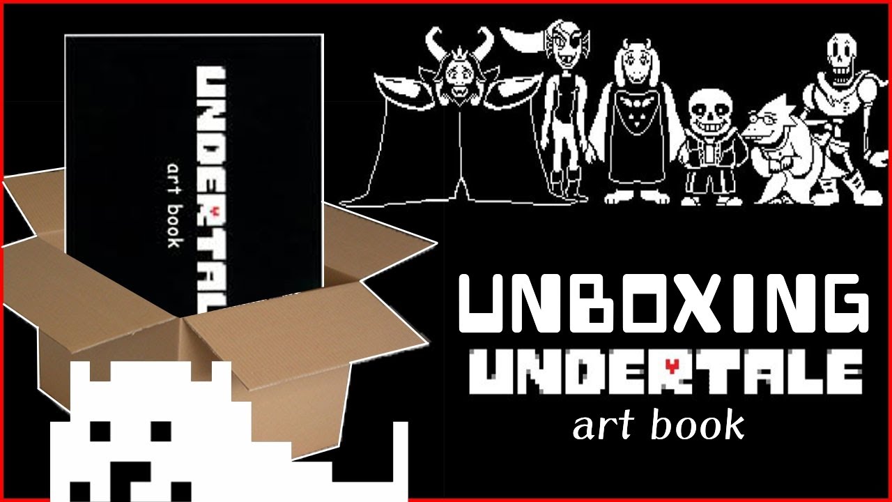 Unboxing - UNDERTALE ARTBOOK - YouTube