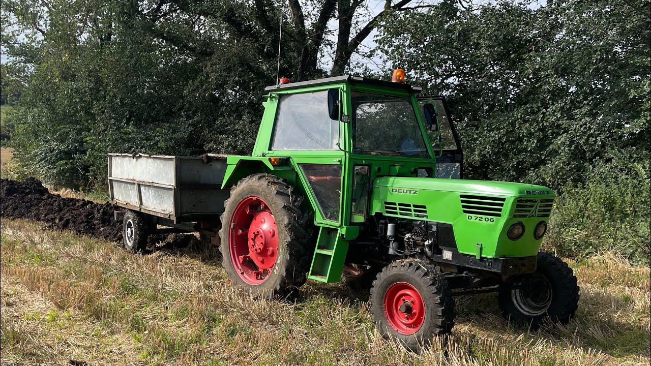 Deutz 7206 rolling - YouTube