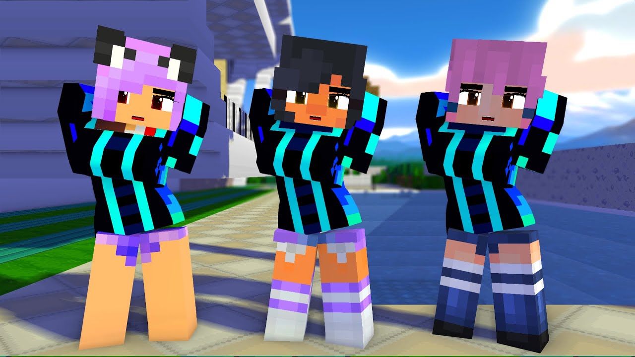super idol elemental ice aphmau and friends - minecraft animation # ...