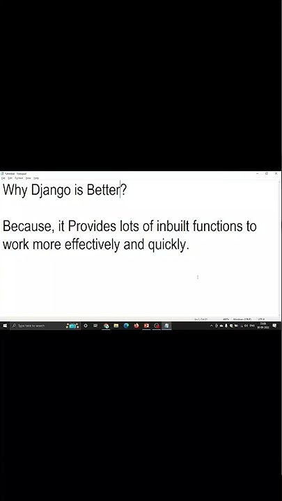 why django is better? why django is popular? - YouTube