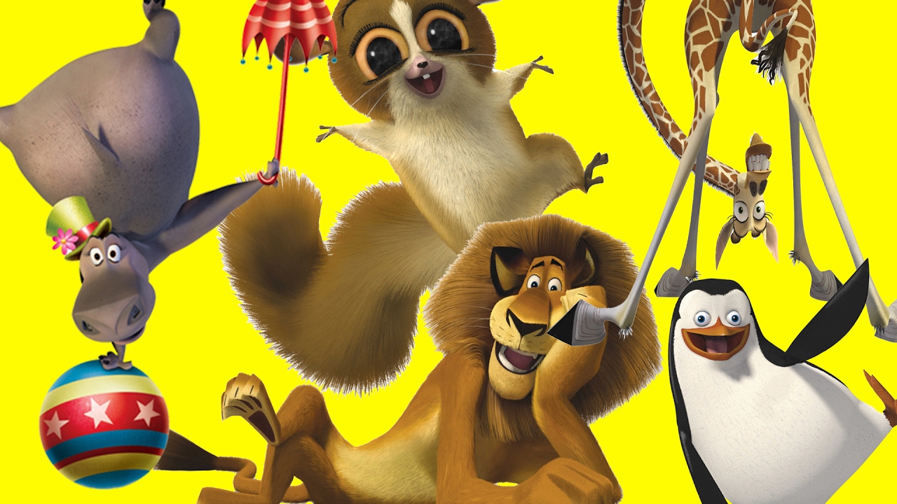 Madagaskar finger family Nursery Rhymes | 2D Animation - YouTube