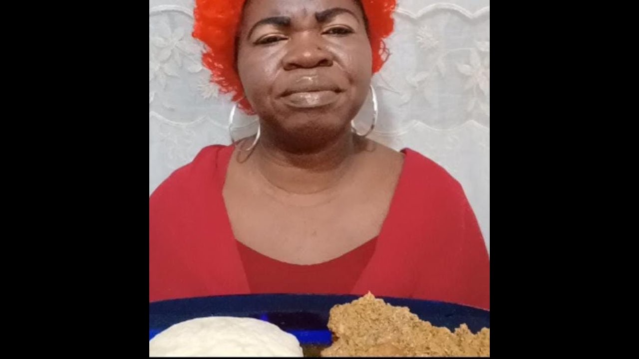 Enjoying Delicious Egusi With Fufuafrica Food Mukbang Youtube