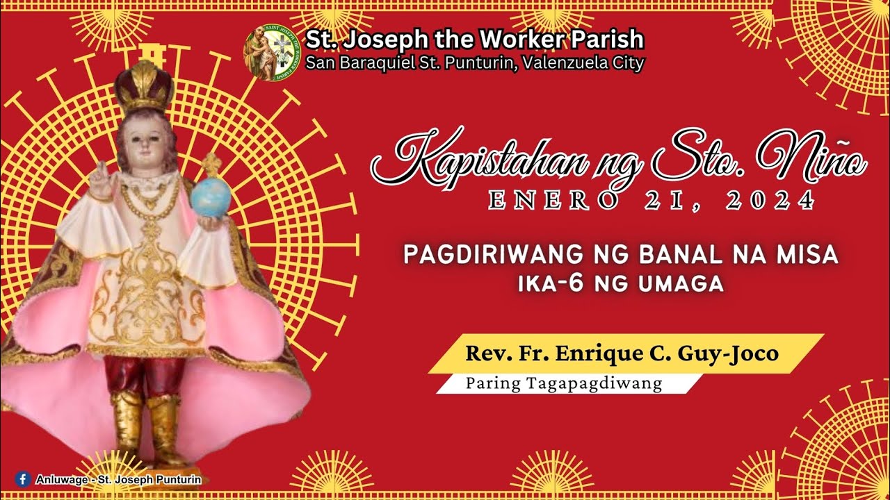 Enero 21, 2024 l 𝐊𝐀𝐏𝐈𝐒𝐓𝐀𝐇𝐀𝐍 𝐍𝐆 𝐏𝐀𝐍𝐆𝐈𝐍𝐎𝐎𝐍𝐆 𝐇𝐄𝐒𝐔𝐒, 𝐀𝐍𝐆 𝐁𝐀𝐍𝐀𝐋 𝐍𝐀 𝐒𝐀𝐍𝐆𝐆𝐎𝐋 ...