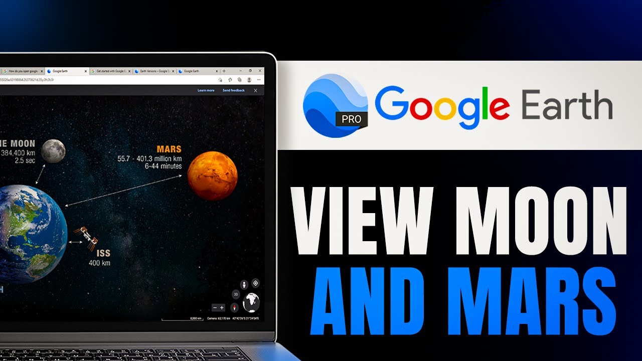 How to View the Moon and Mars in Google Earth Pro (Step-by-Step) - YouTube