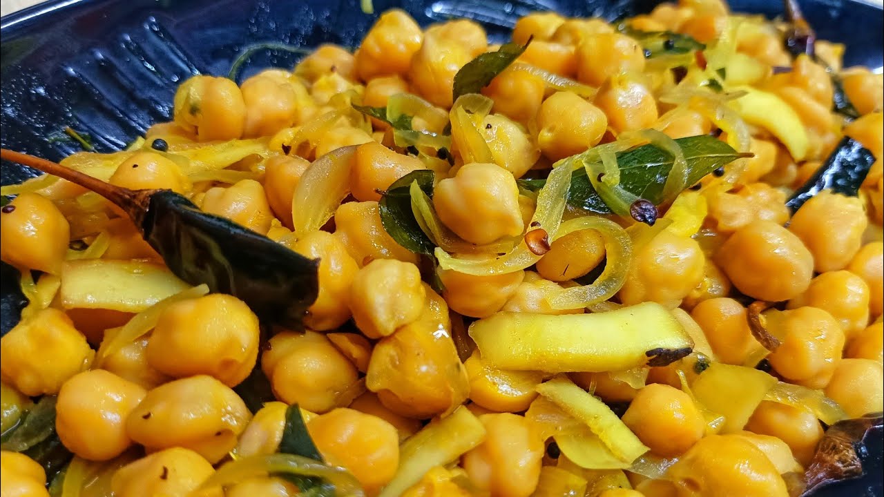 Vella kadala chundal😍| chickpeas recipe|chundal - YouTube