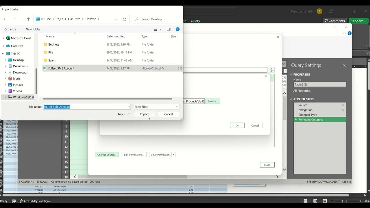How to change Data Source for Power Query - YouTube