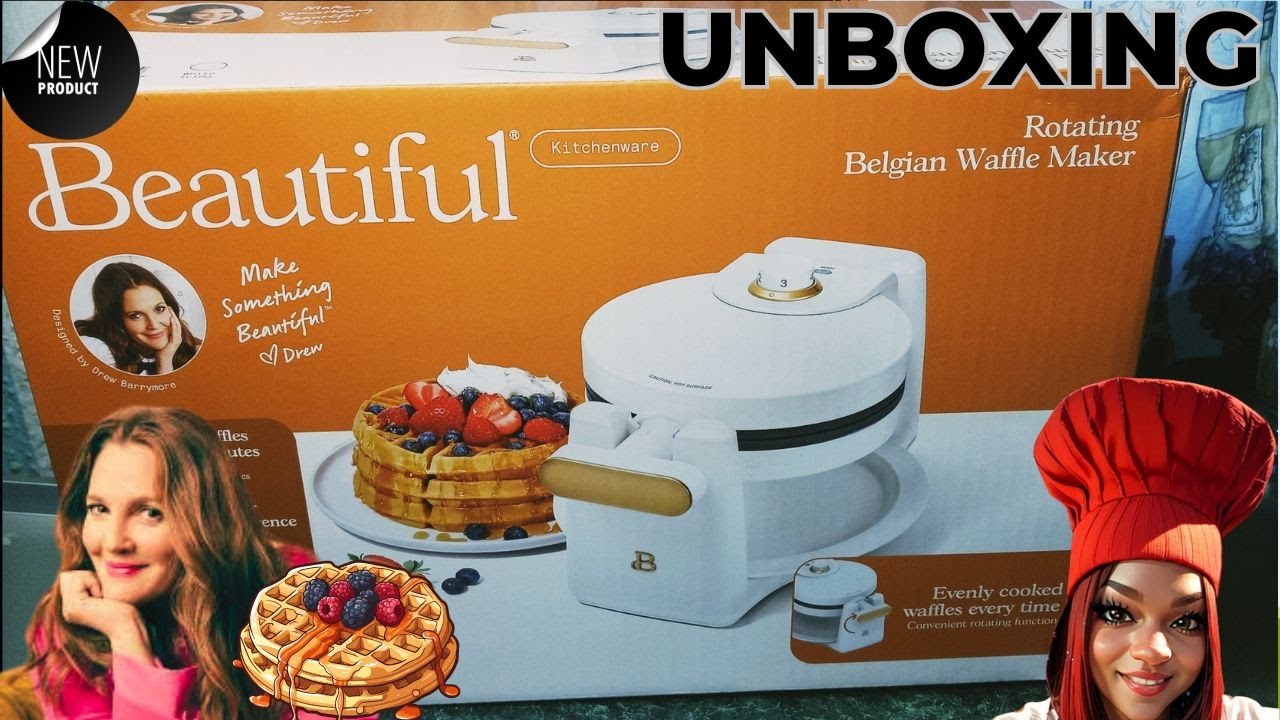 UNBOXING BEAUTIFUL ROTATING BELGIAN WAFFLE MAKER🧇🧇🧇 - YouTube