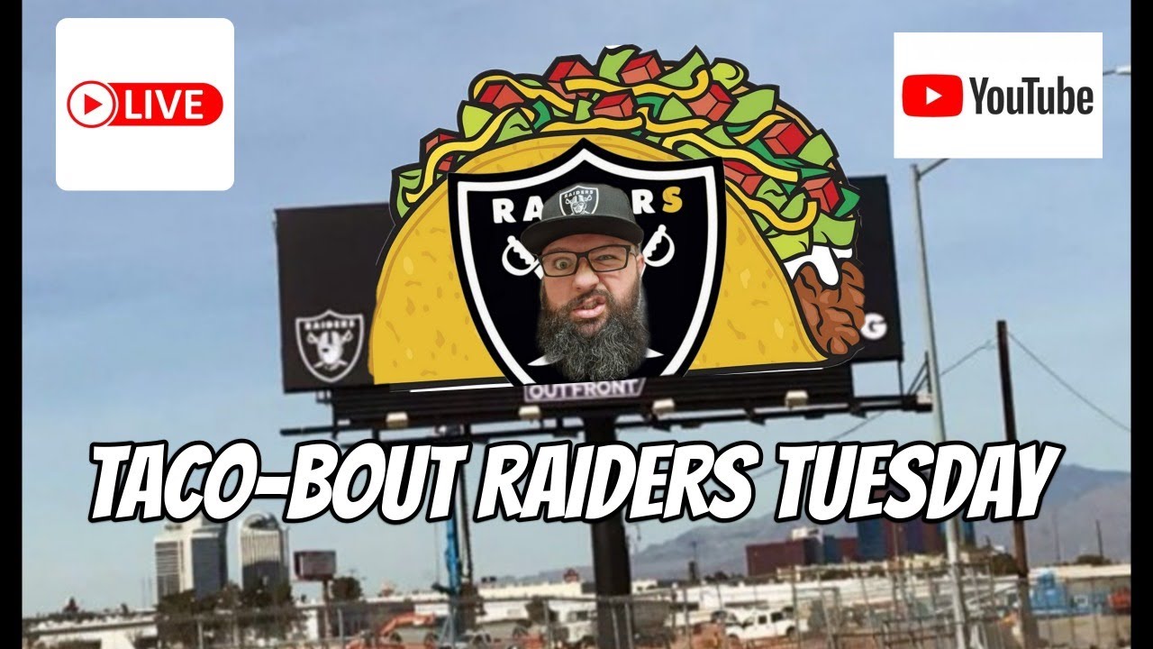 TACO-BOUT RAIDERS TUESDAY LIVE | 53 MAN ROSTER PREDICTION PRE-CAMP ...