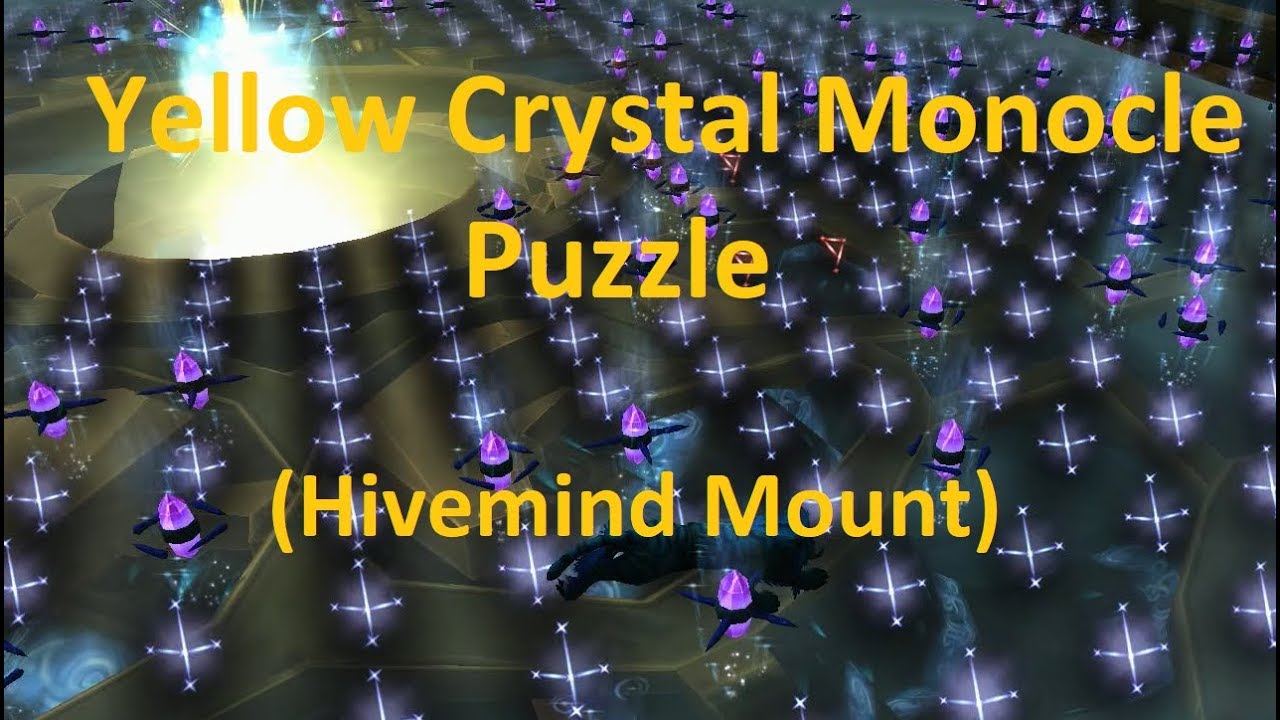 Yellow Crystal Monocle Puzzle - Hivemind Mount LeadUp - YouTube