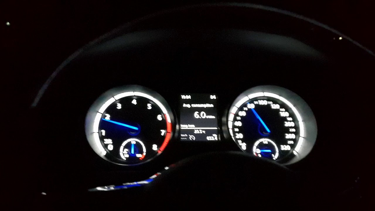 Golf 7R fuel consumption - YouTube