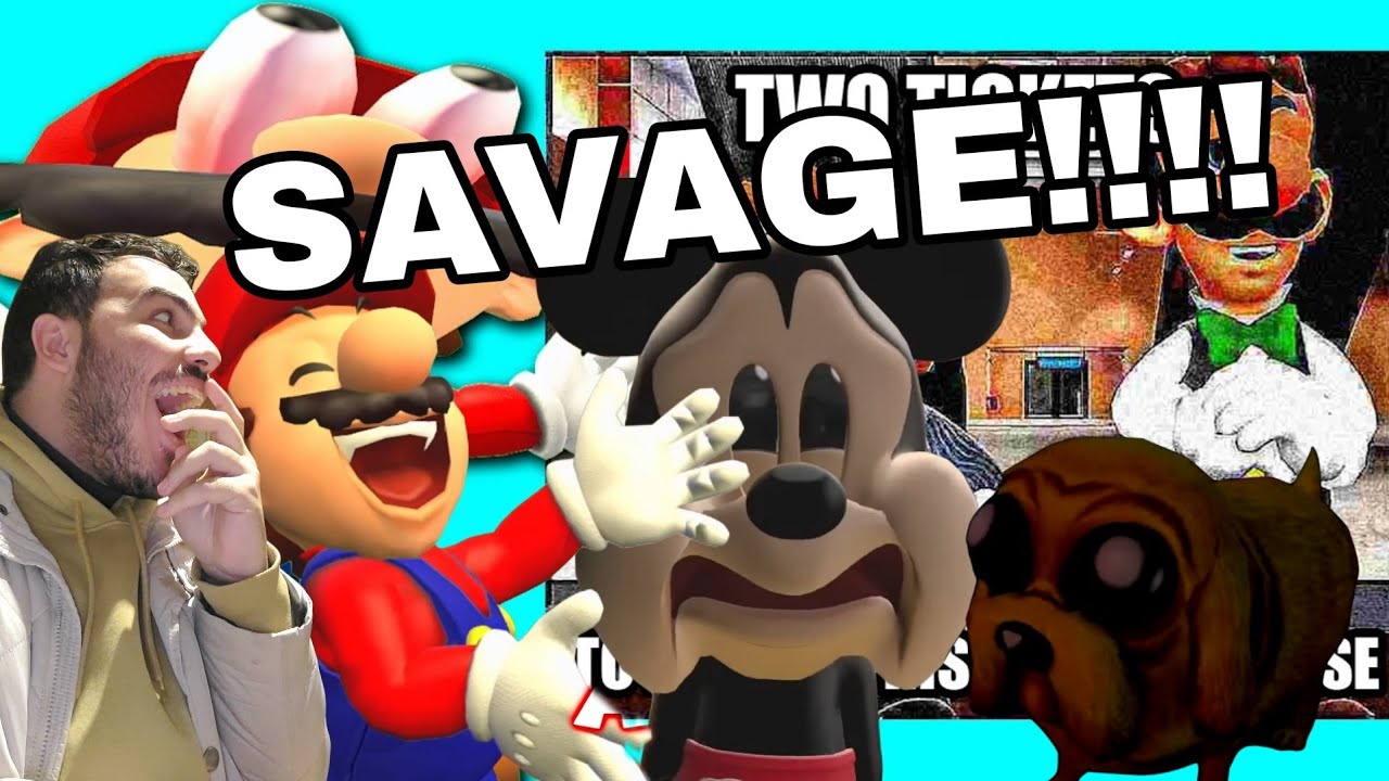 MARIO A SAVAGE ON THIS ONE | MARIO REACTS TO NINTENDO MEMES 8 REACTION ...