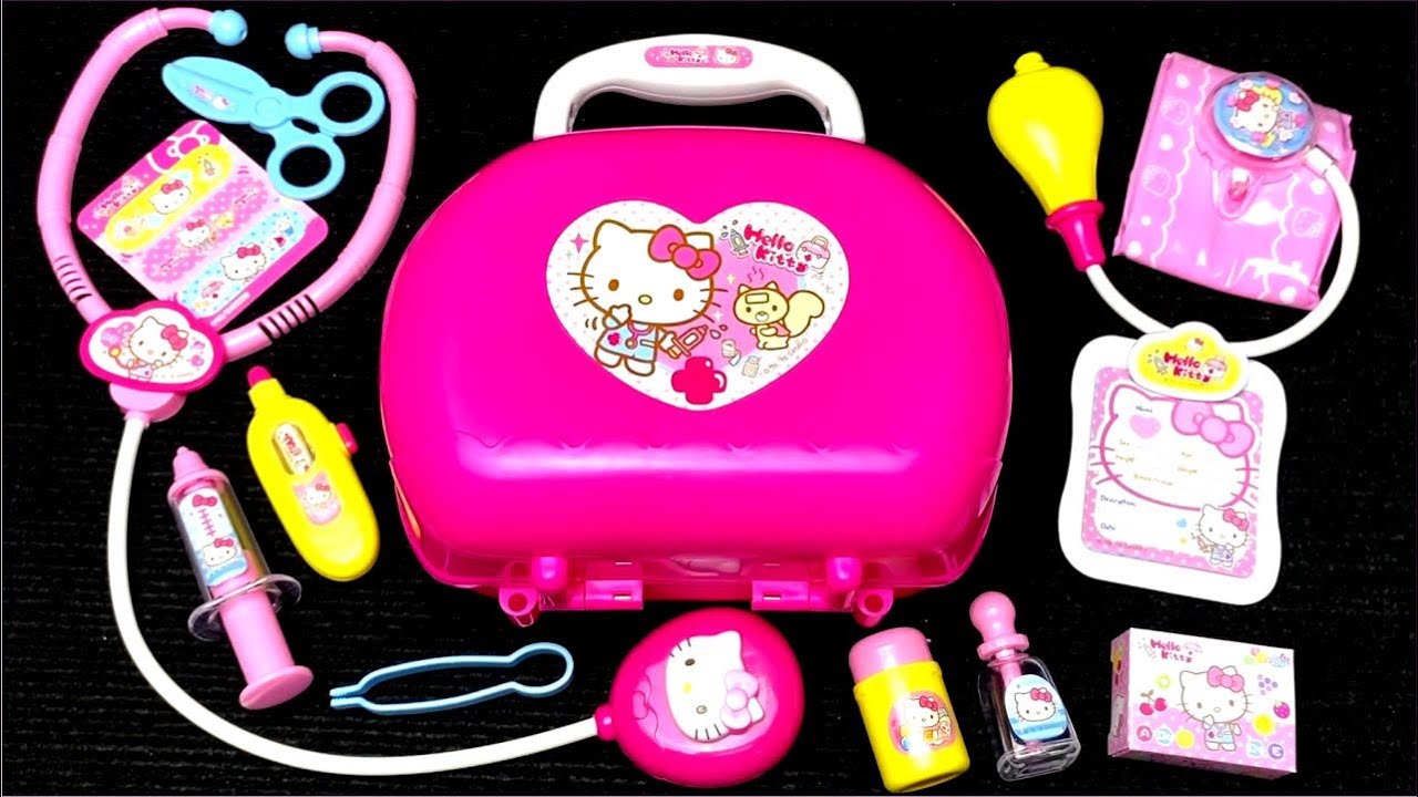 7 Minutes Satisfying with Unboxing Hello Kitty Doctor Set ASMR ( No ...