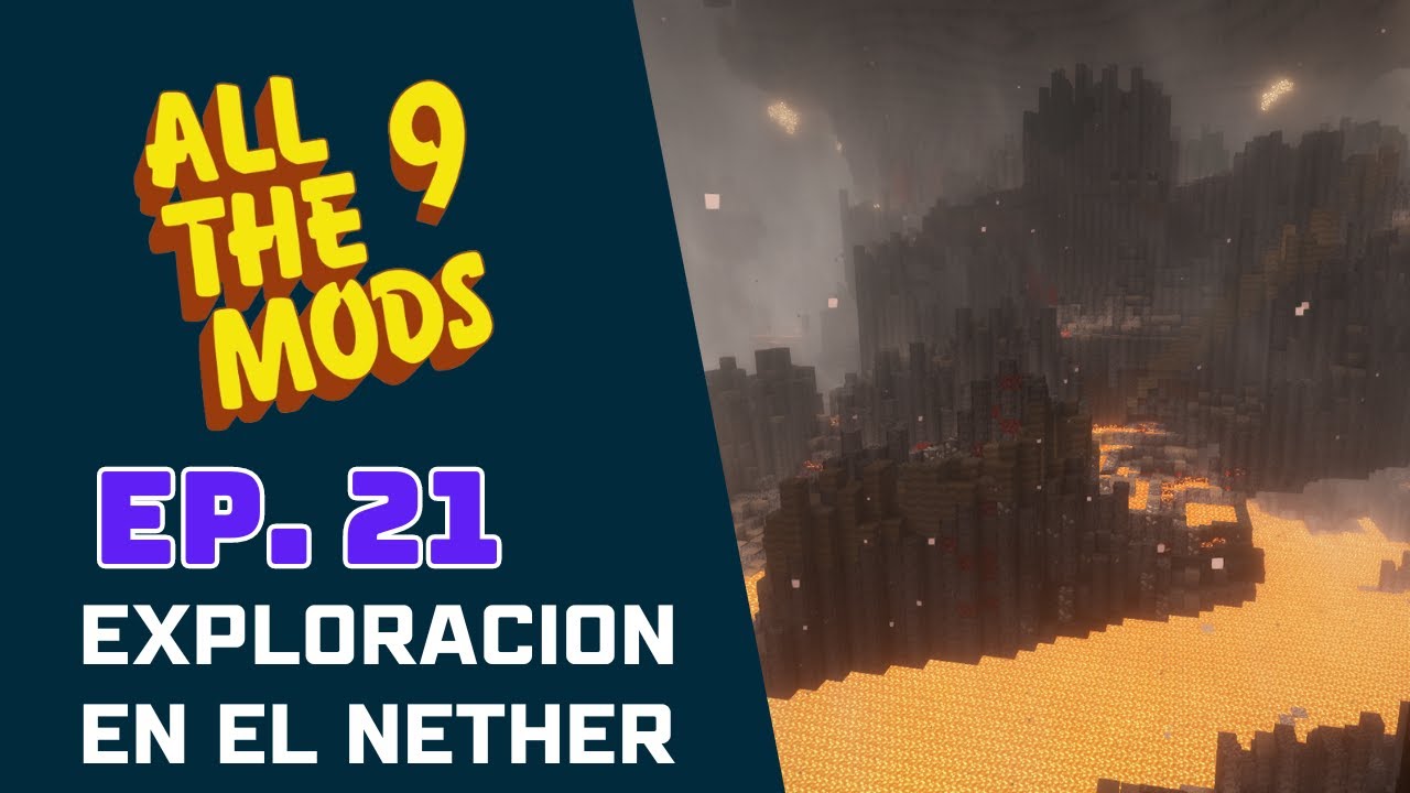 Exploramos el NETHER y encontramos ALL THE MODIUM | All The Mods 9 EP21 ...