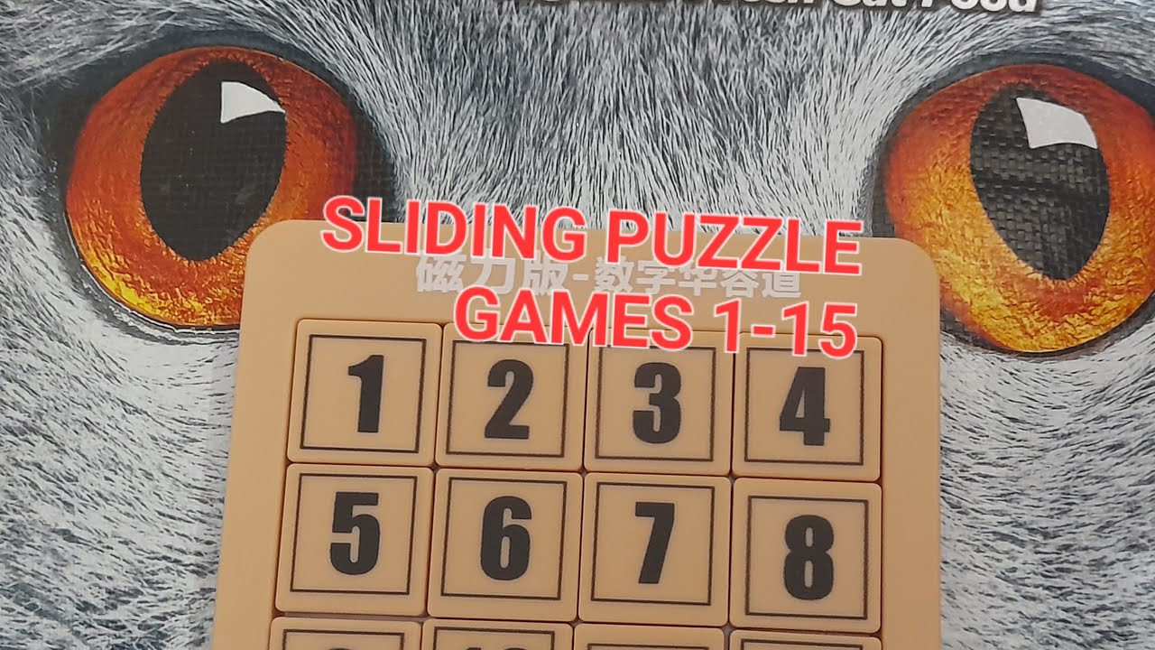 #9 sliding number puzzle // lets fun and play - YouTube