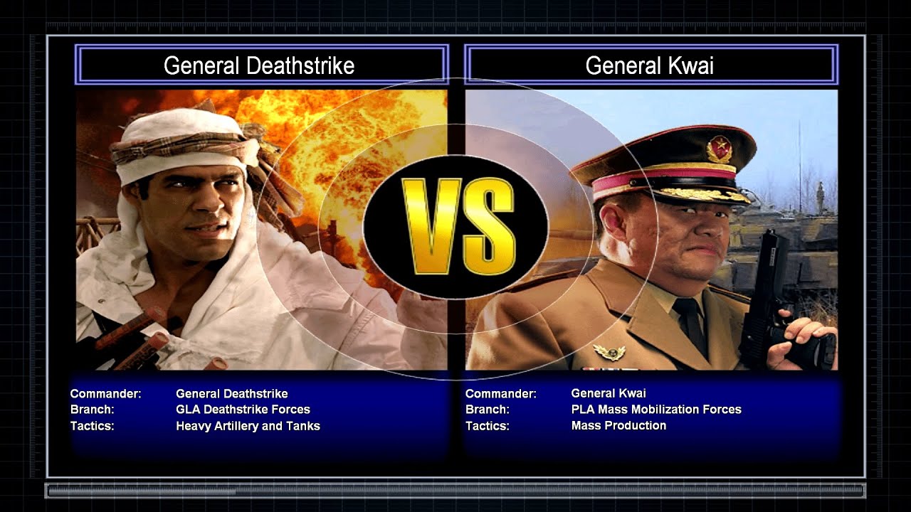 C&C General The End of Days Mod General Deathstrike VS General Kwai ...