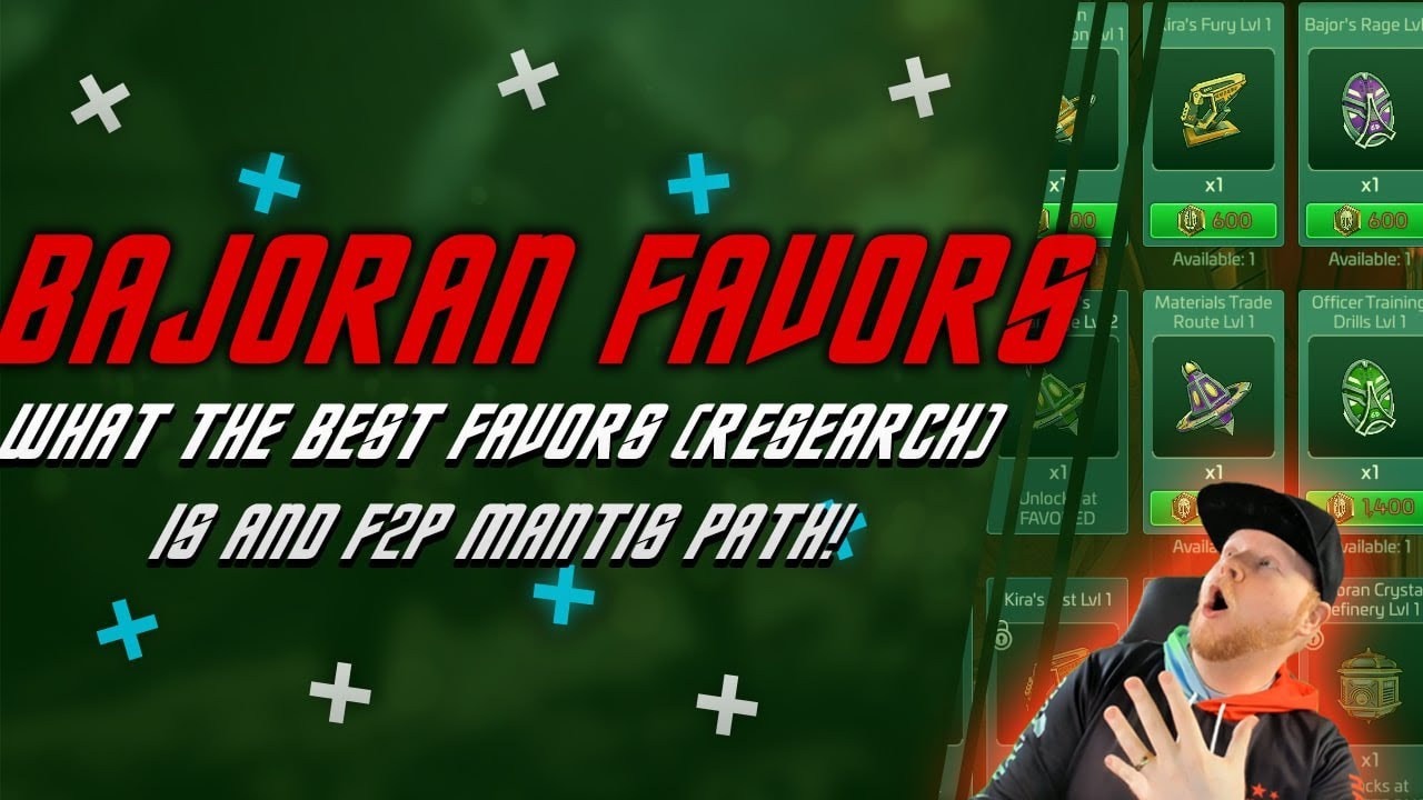 F2P Mantis Path Announced | What Bajoran Favors are the best in Star Trek Fleet Command? - YouTube