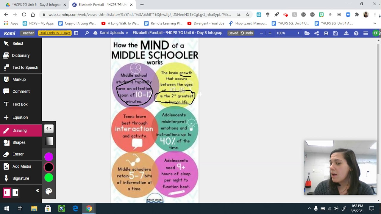 How the Mind of A Middle Schooler Works - YouTube