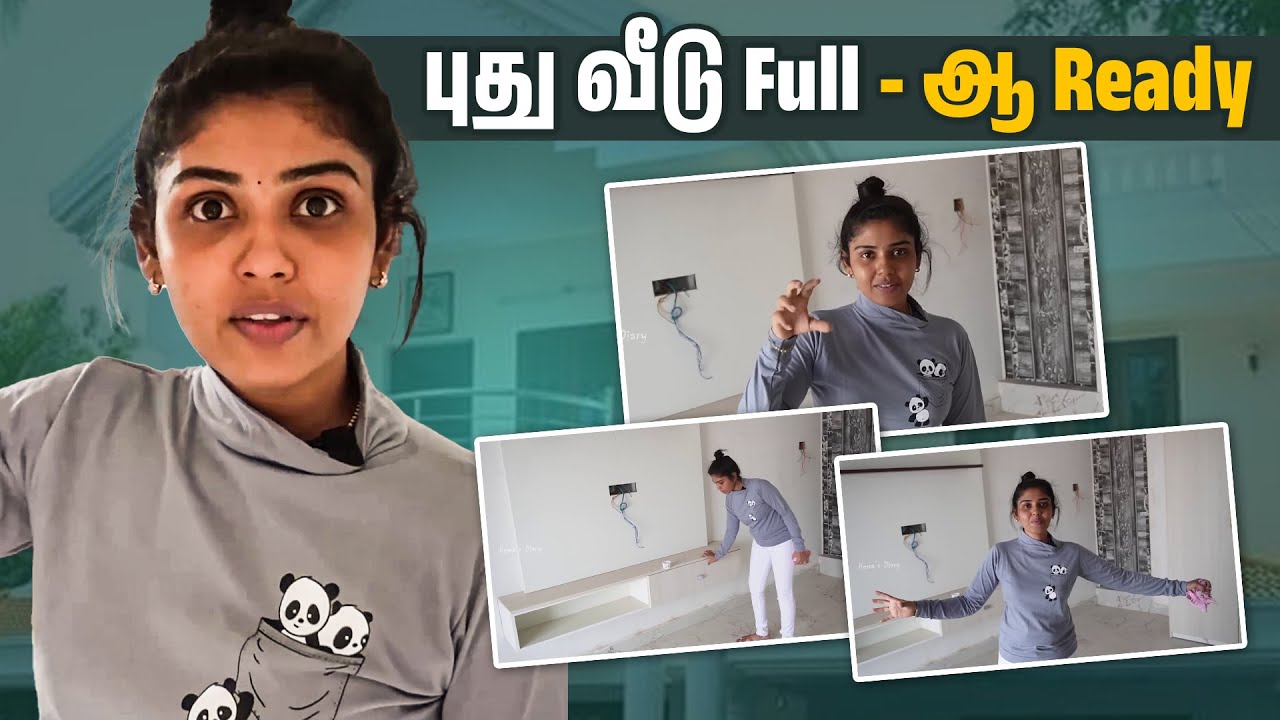 வீடு கட்டி முடிச்சாச்சு♥ | This Is The Final Output💥🎉 | Hema's Diary ...
