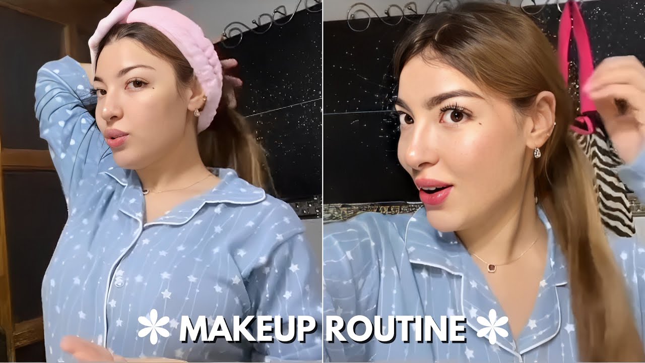 Xan Oumaima - SKIN CARE MAKEUP ROUTINE | روتيني الصباحي - YouTube