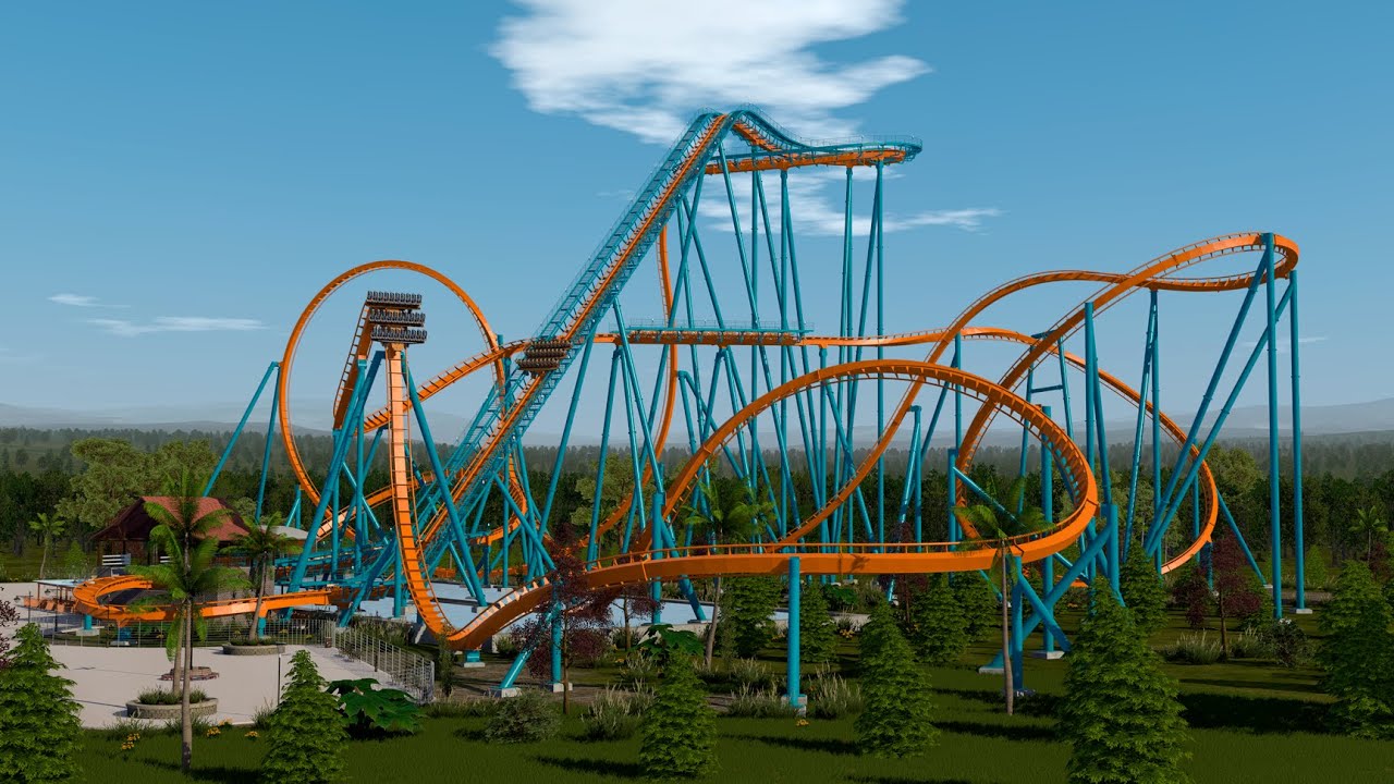 GOLIATH - NoLimits 2 (B&M Dive Coaster) - YouTube