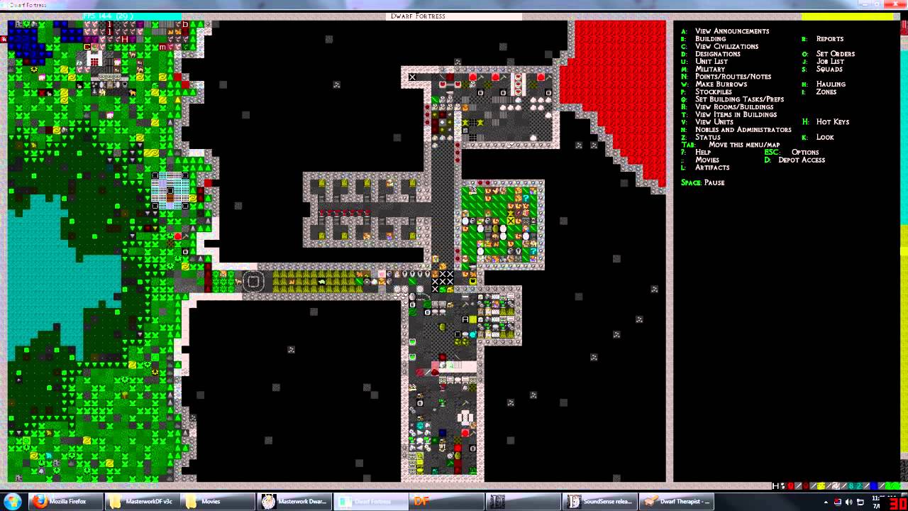 Let's Play Dwarf Fortress: Masterwork Mod S2E17 Stupid Elves - YouTube