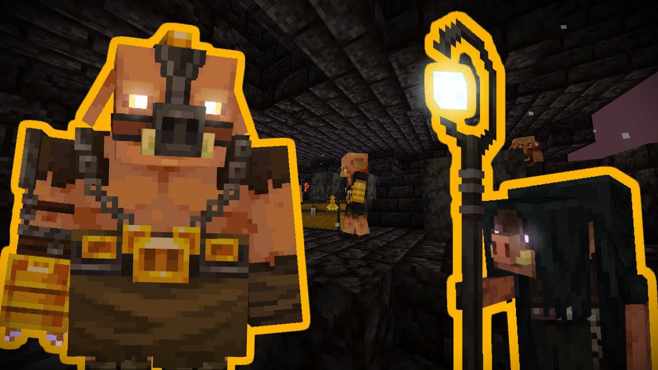 Minecraft: Great Hog & Malgosha Boss Fight - YouTube