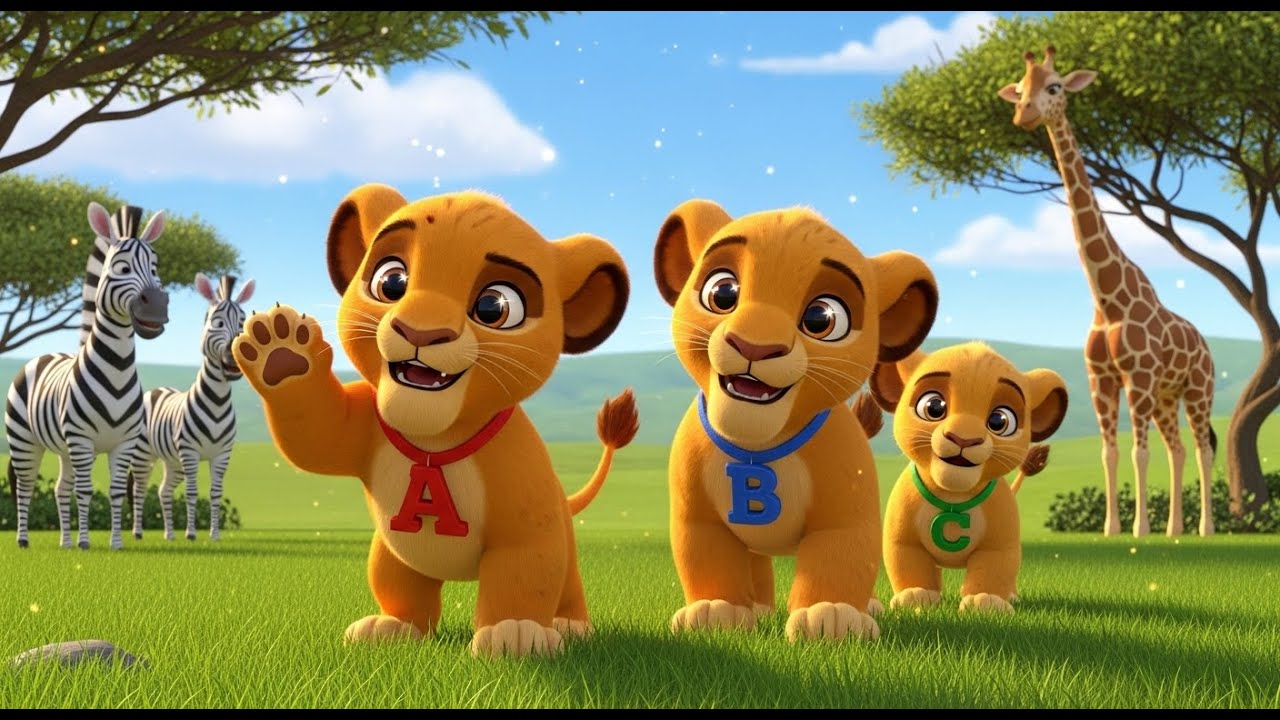ABC Safari with Letter Lions | Nursery Rhyme Song for Kids - YouTube