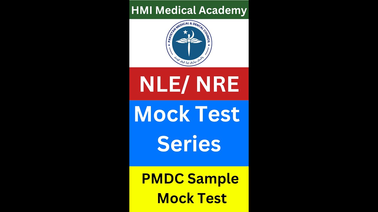 PMDC NLE/ NRE Step-1 Mock Test Series - YouTube