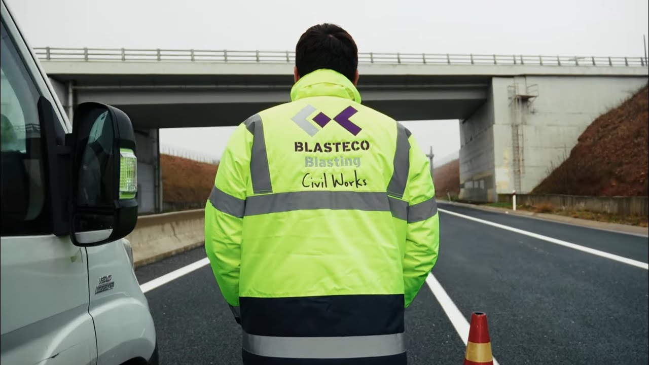 Flyover Highway Road Drilling, Blasting And Construction - Blasteco | Sony a6700 - YouTube