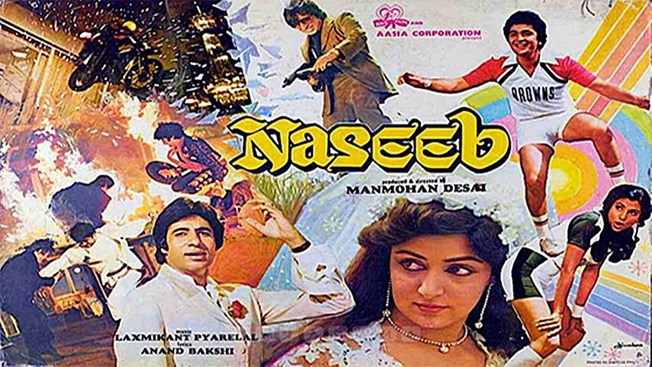 Naseeb (1981) Bollywood Full Movie, Naseeb Movie Amitabh Bachchan ...