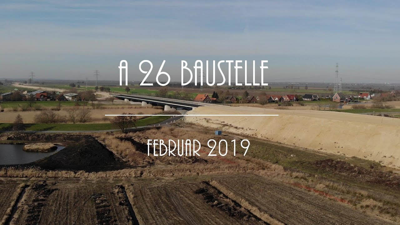 Drone Footage - Autobahn A 26 - Road Works - YouTube