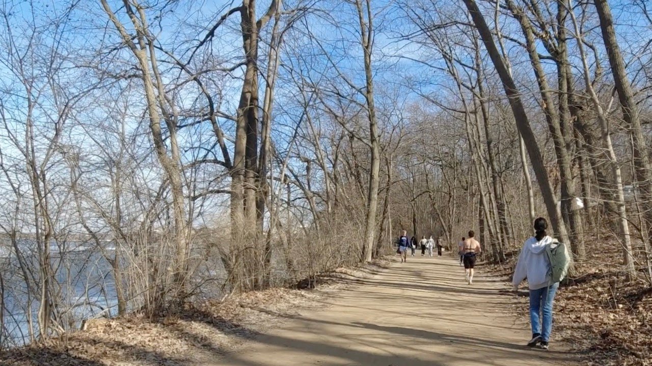 A March ride on the Blackhawk Path, through part of the UW campus and ...