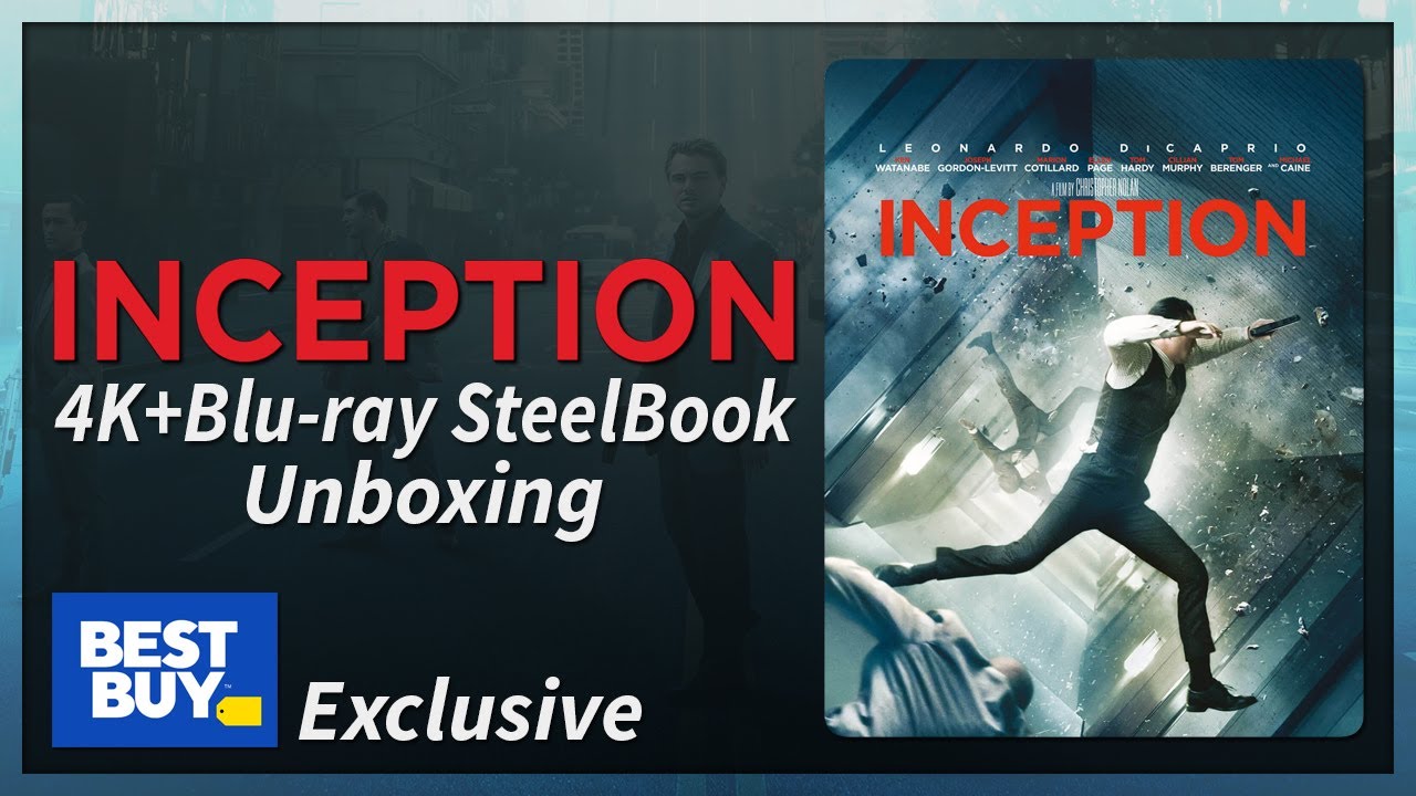 Inception Best Buy Exclusive 4K+2D Blu-ray SteelBook Unboxing - YouTube