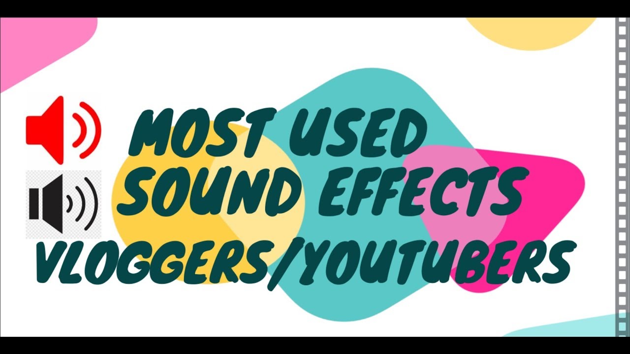 60 Sound Effects | Vloggers | Youtubers Use - YouTube