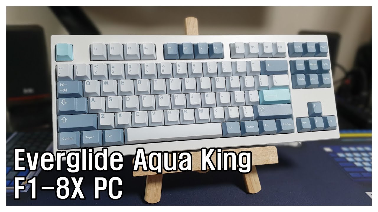 F1-8X PC(wireless hotswap) Everglide Aqua King GMK Shoko r2 / 상컬트 PC ...