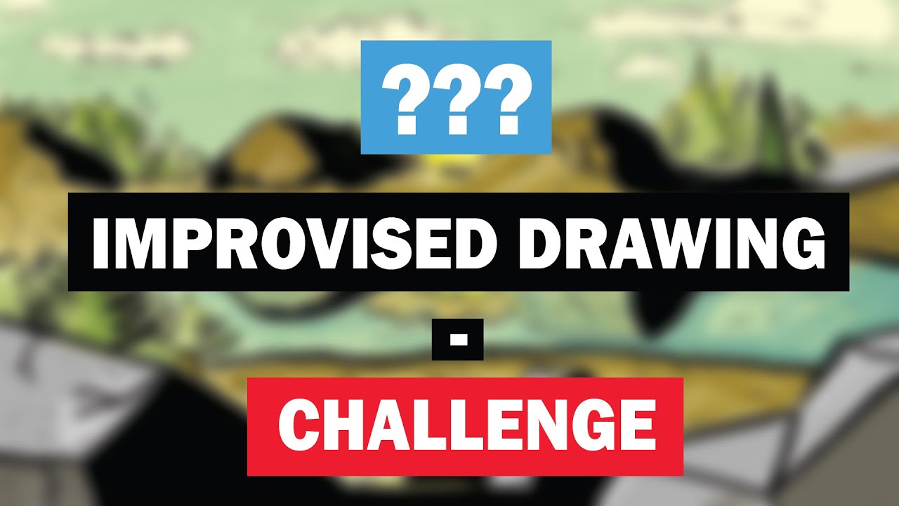 Timelapse of an Improvised drawing - watercolor painting - YouTube