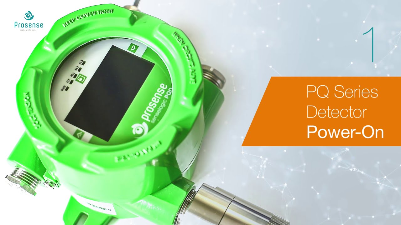 Prosense PQD Series Gas Detector - Power ON - YouTube