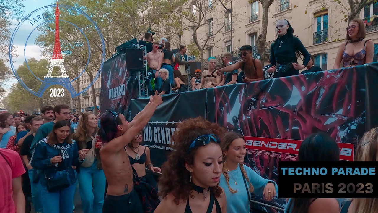 Techno Parade 2023 - Wild Rhythms in the Heart of Paris - YouTube
