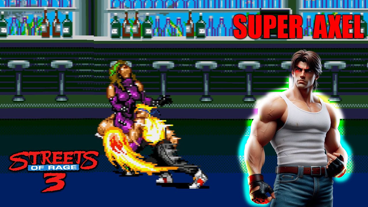 ( SUPER AXEL ) - STREET OF RAGE 3 FULL STORY GAMEPLAY - YouTube