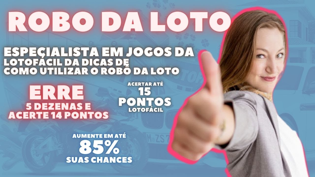 Especialista em jogos da lotofácil da dicas de como utilizar o Robô da ...
