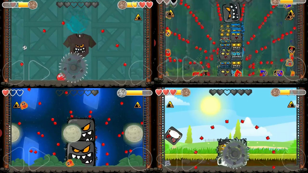RED BALL 4 with ALL NEW BOSS with Quadruple Screen - YouTube