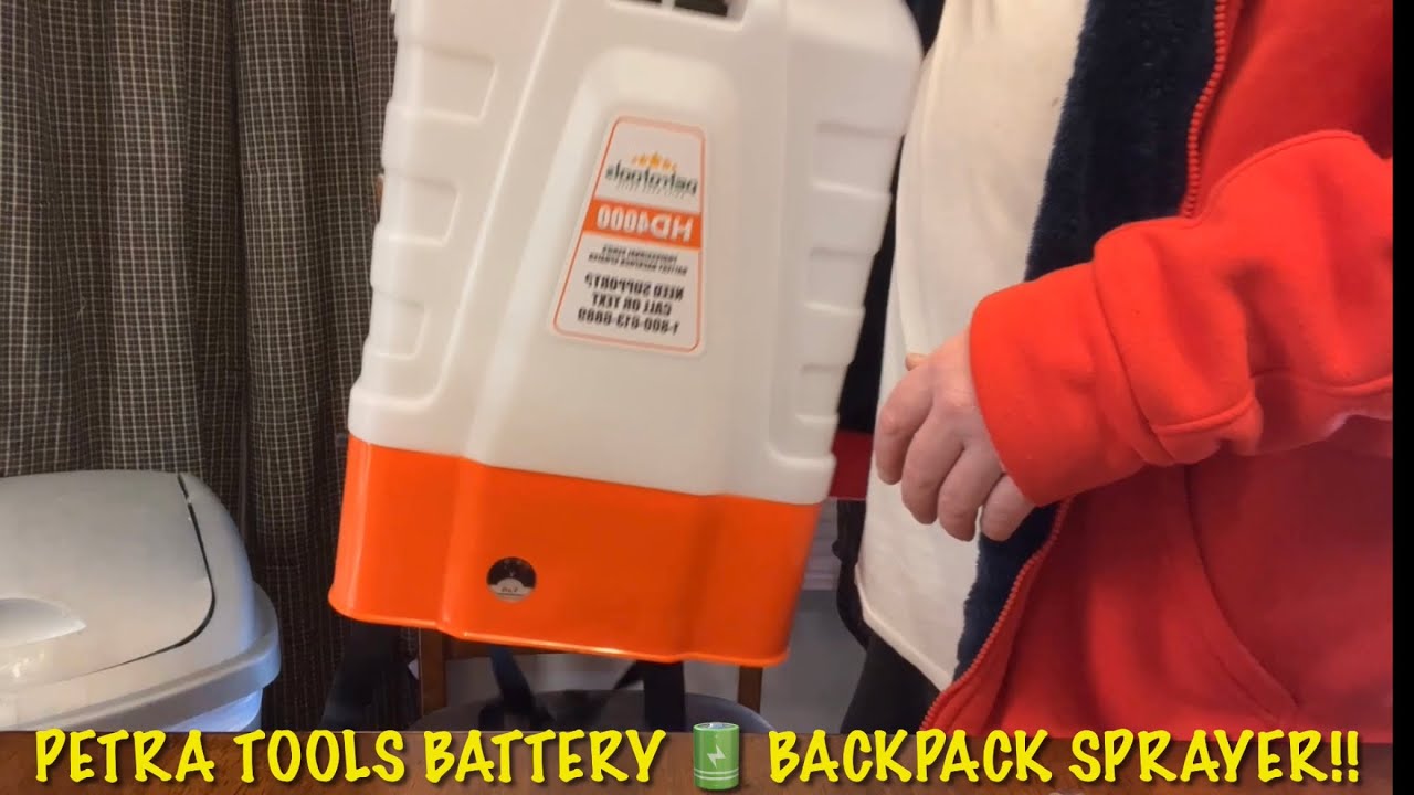 Petra Tools Battery Backpack Sprayer HD4000!! - YouTube