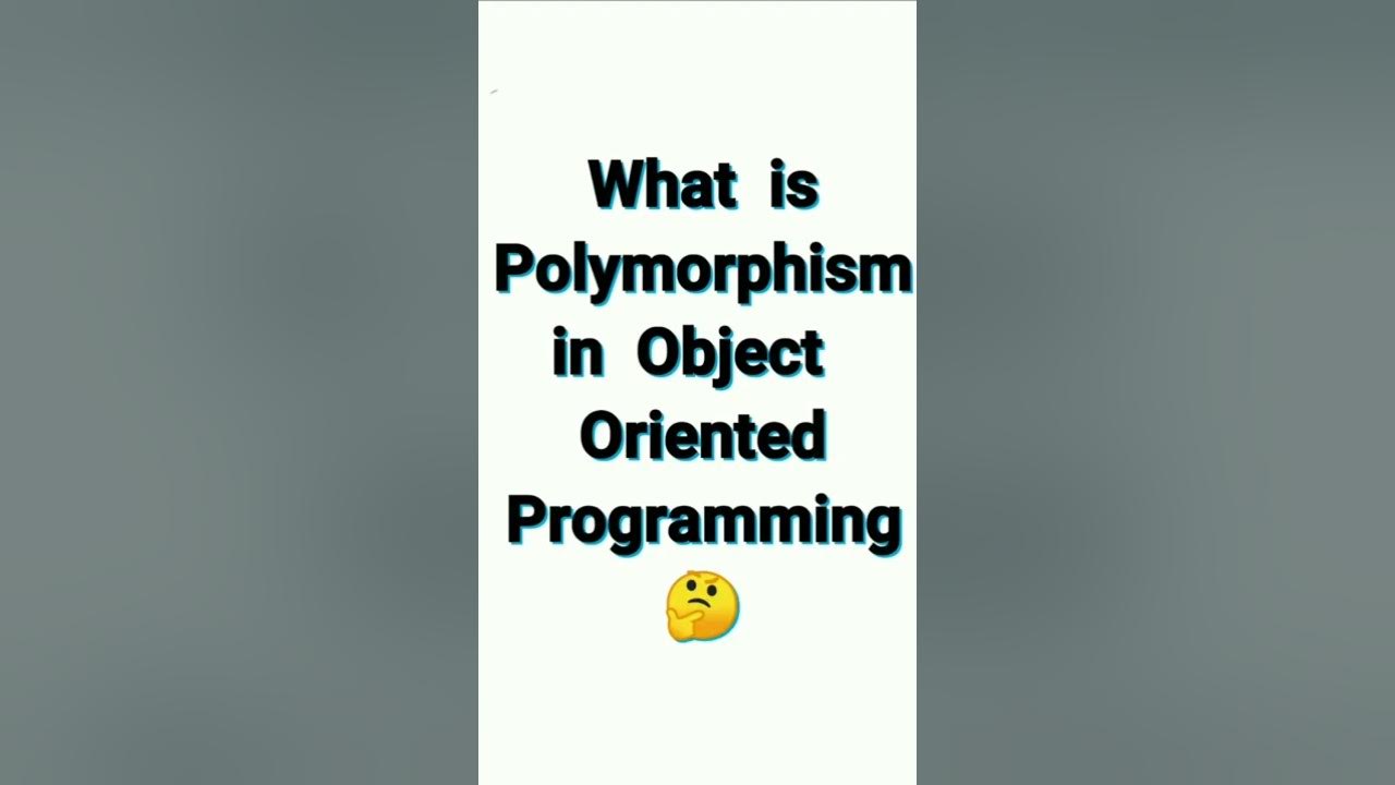 What is Polymorphism in OOPS 🔥| Overloading | Class and Object | # ...