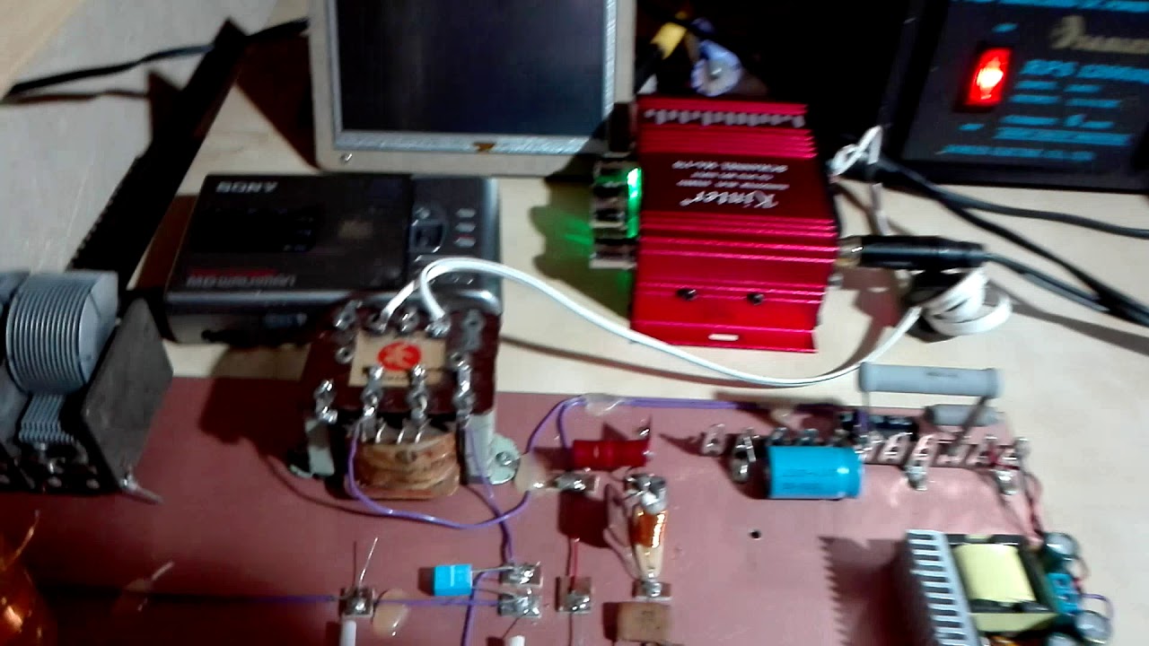 Testing the 1p24b as a QRP TX - YouTube